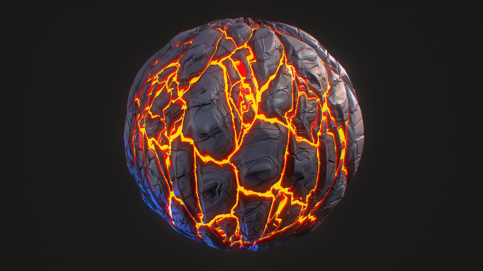 ArtStation - Stylized Volcanic Terrain Material