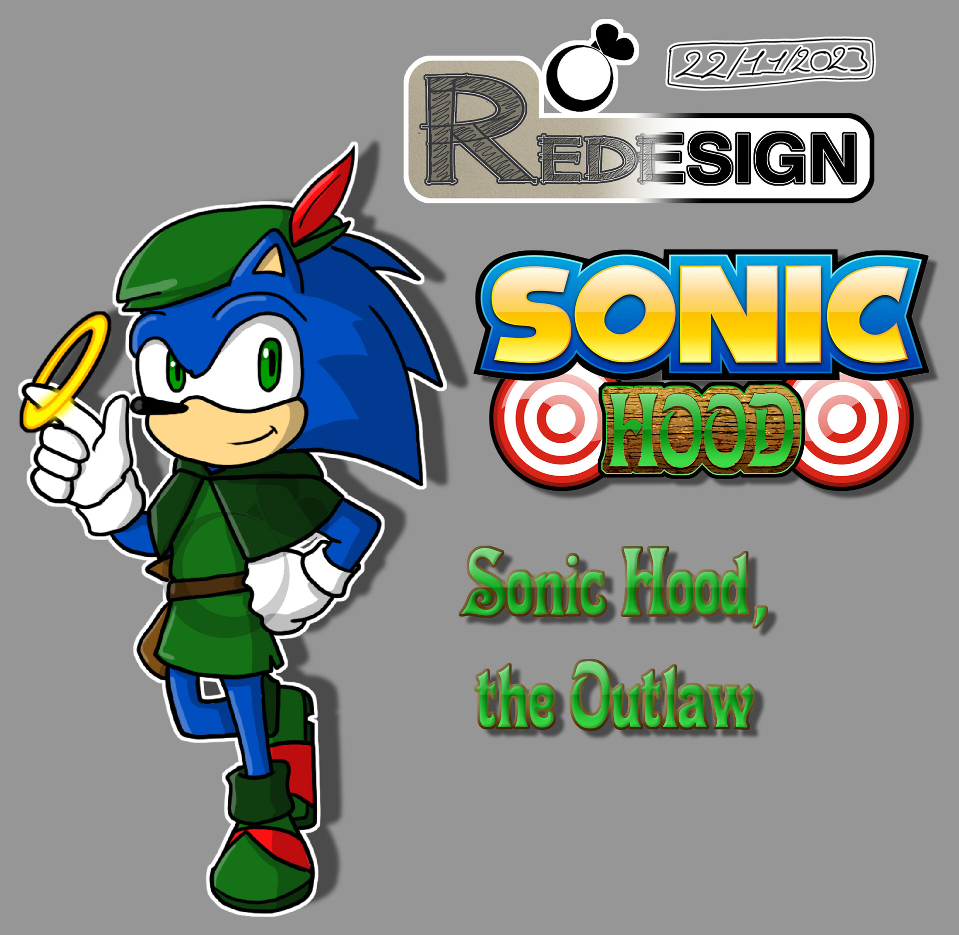 Mello T. Befan - "Sonic the Headgehog" - Redesign