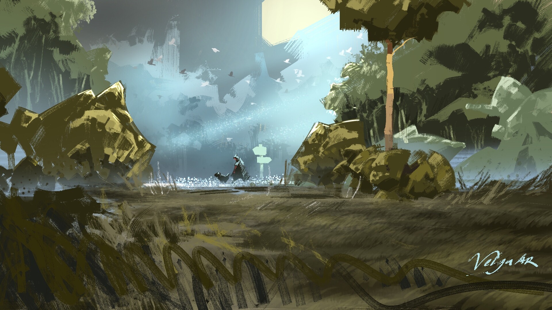 ArtStation - Forest loading screen