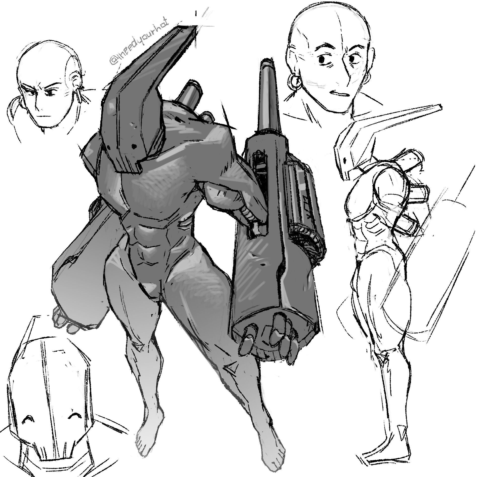 ArtStation - Metalhead Character concept