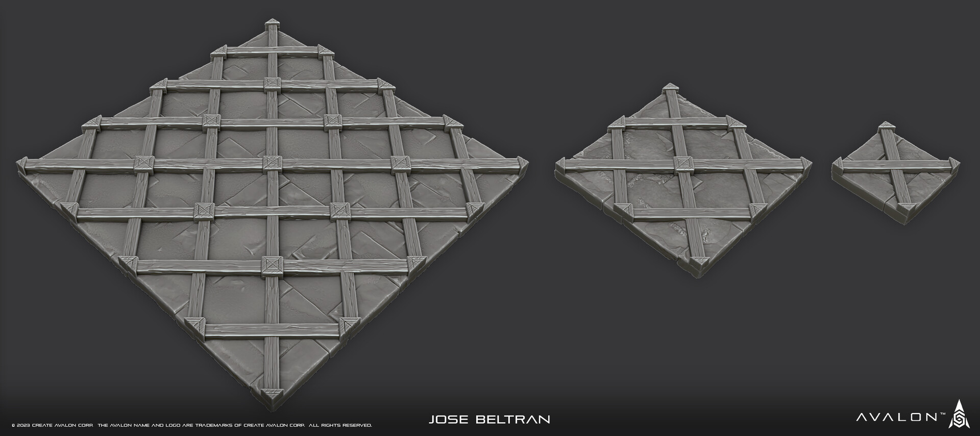 José Beltrán - AVALON - Stone floor tiles & Steps