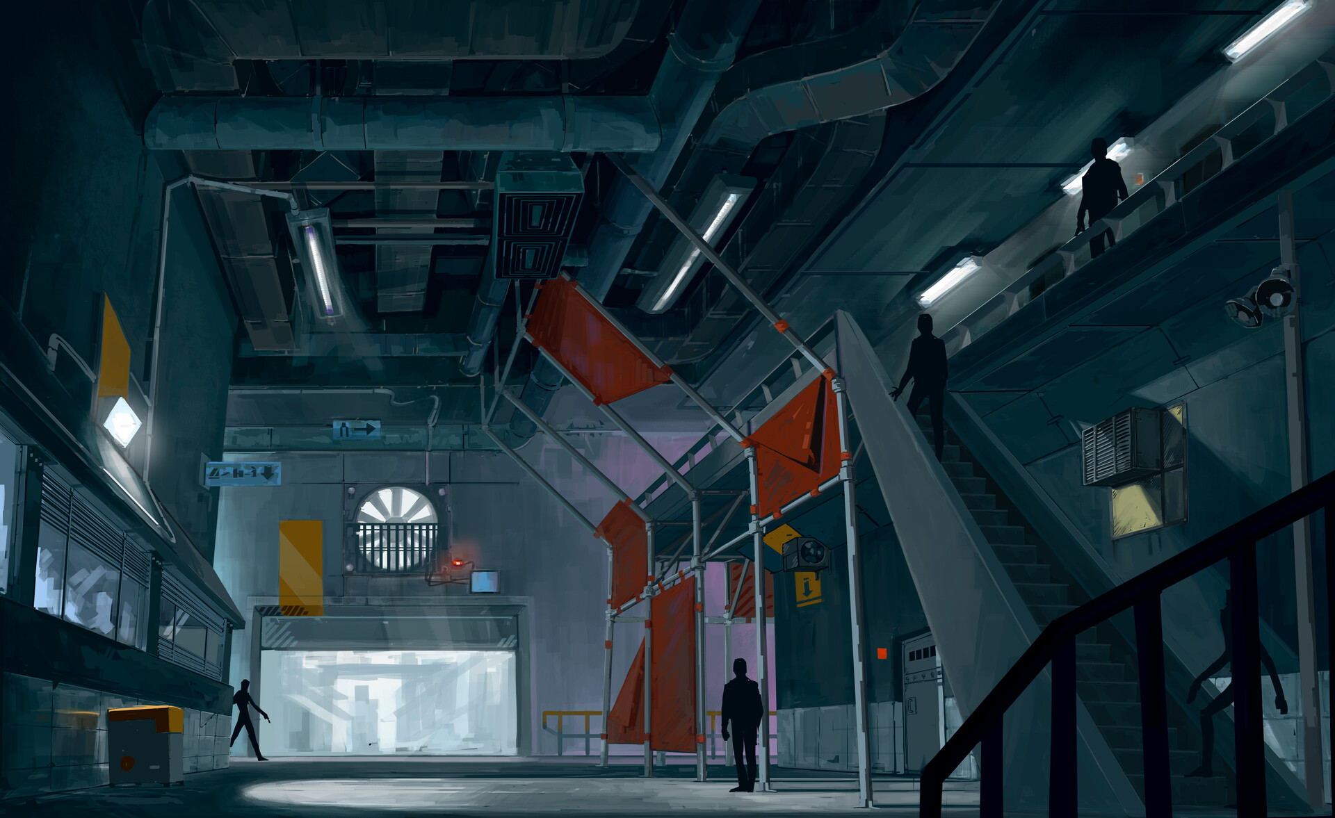 ArtStation - Interiores de la cárcel.