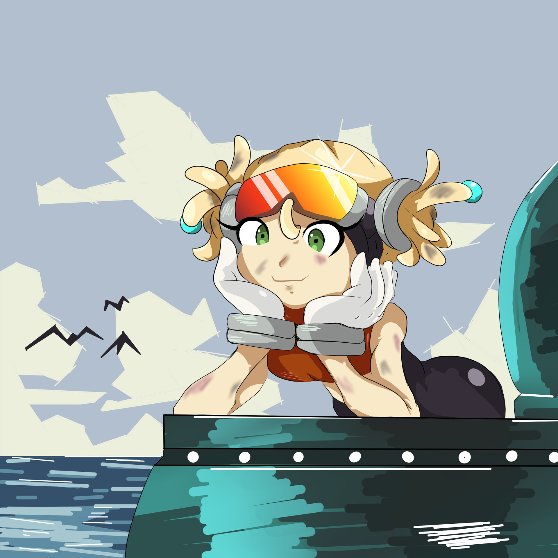 ArtStation - Becky from Dive Alert!