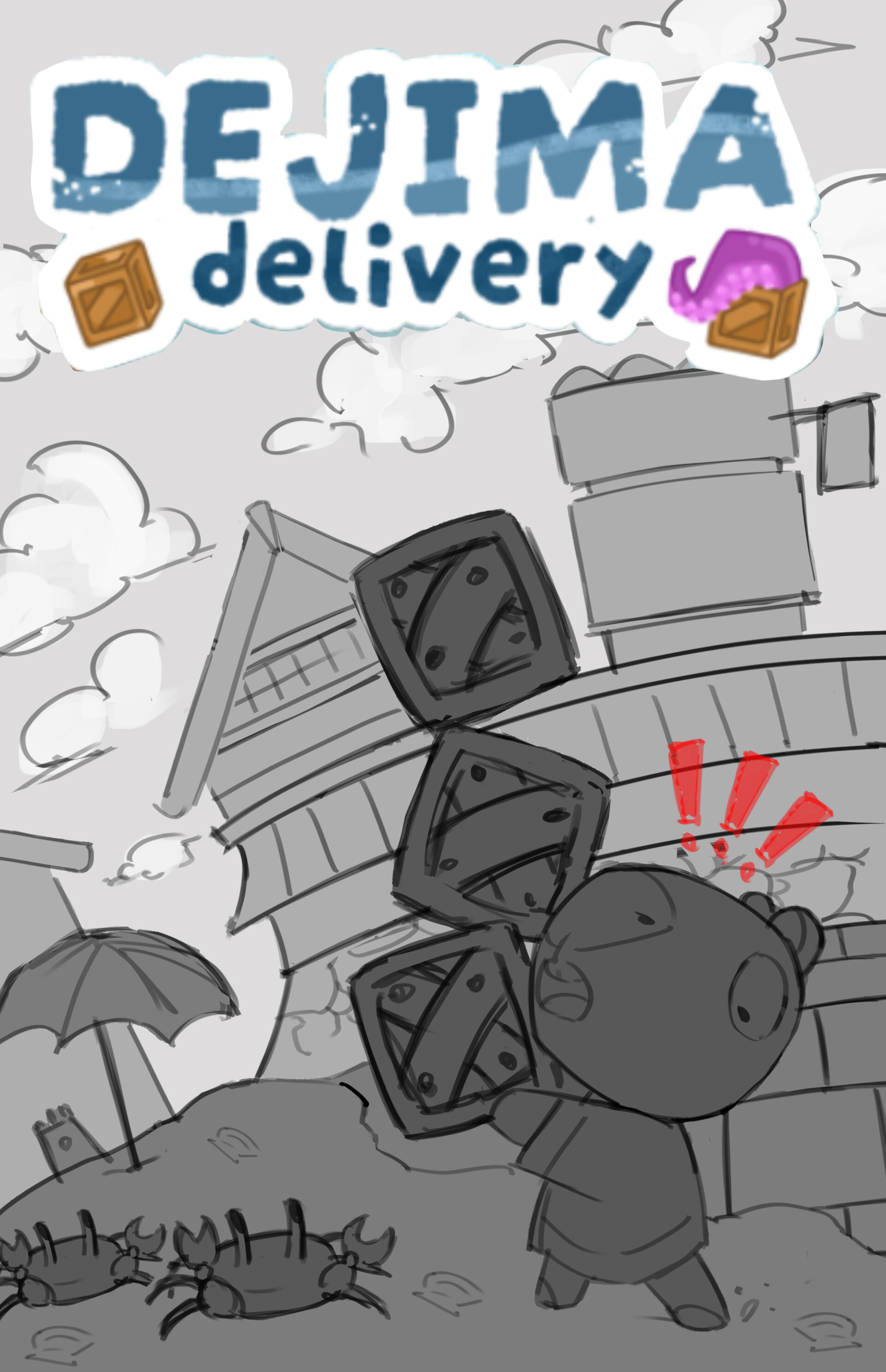 ArtStation - New Promo Art and Stickers| Dejima Delivery