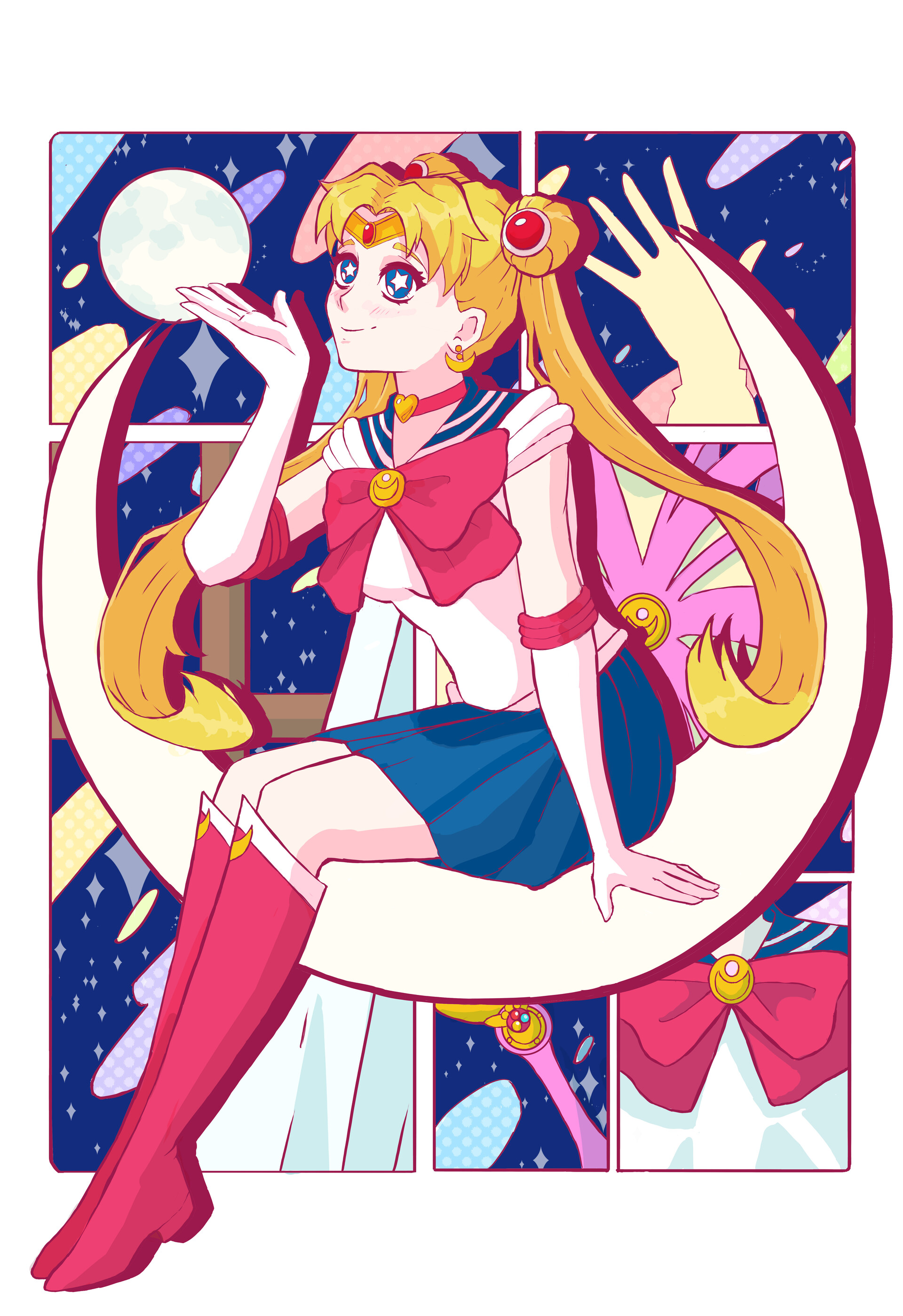 ArtStation - Sailor moon Fan art