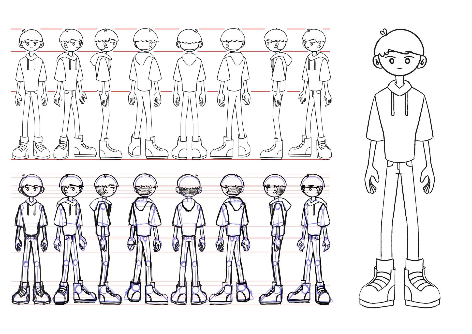 ArtStation - Character Turnaround - Lucas