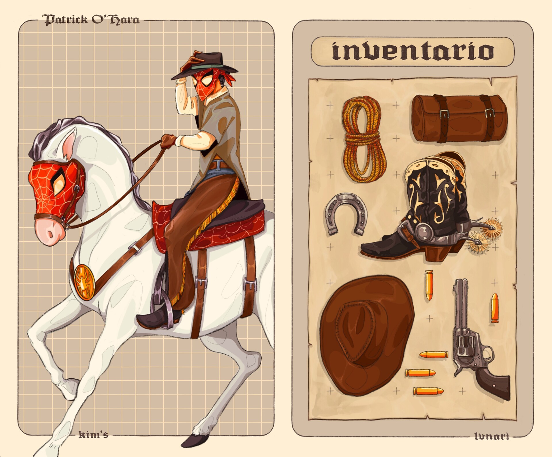 ArtStation - Patrick O’Hara - Cowboy Spiderman