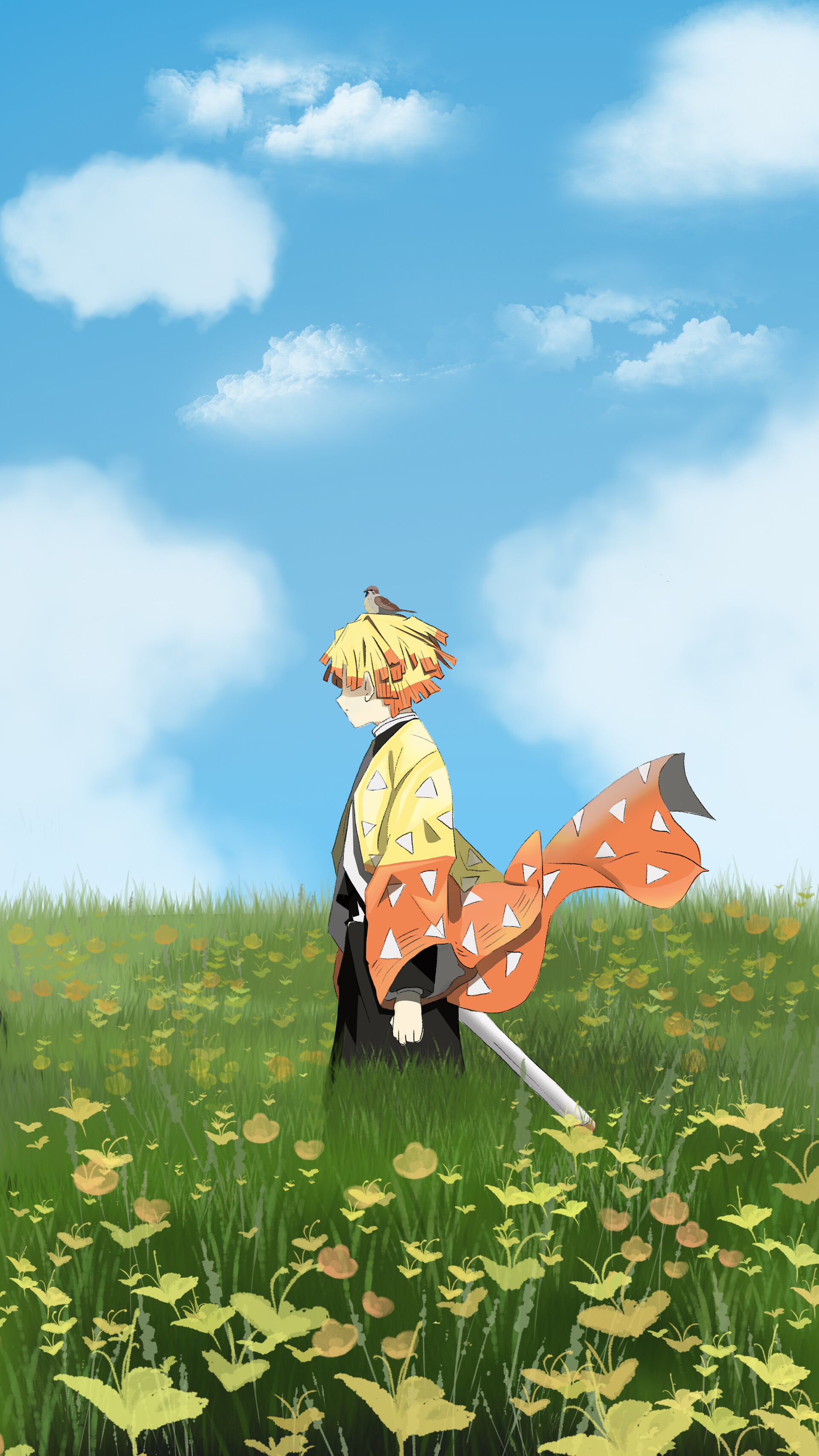 ArtStation - Zenitsus Flowery Field