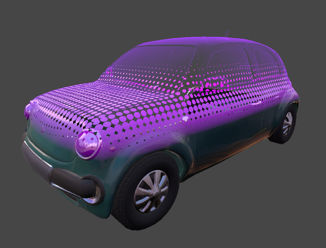 ArtStation - Holographic Fade Shader