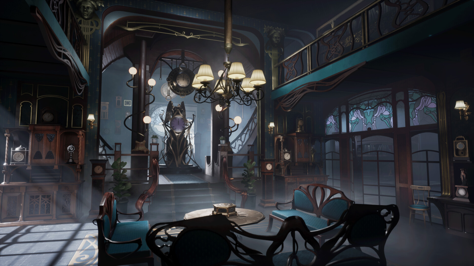 ArtStation - Clock Hall - Game Environment Modeling