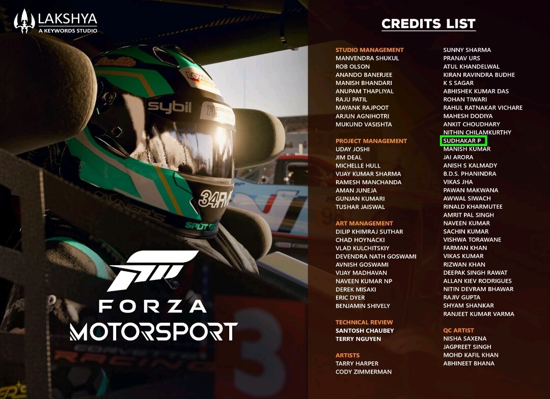 ArtStation - GAME CREDITS (FORZA)