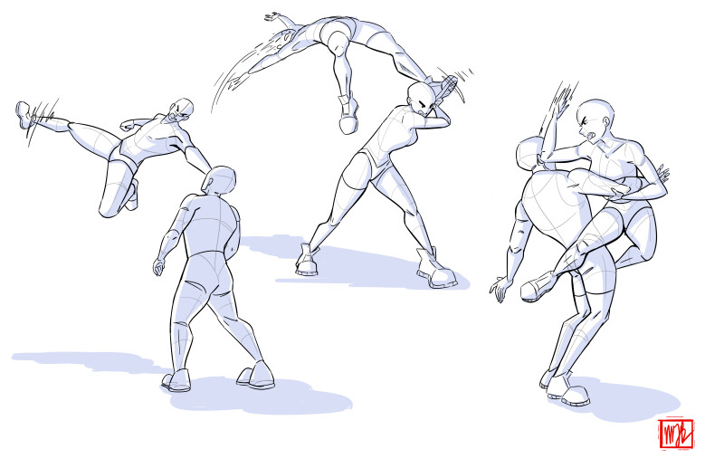 ArtStation - Fight Study