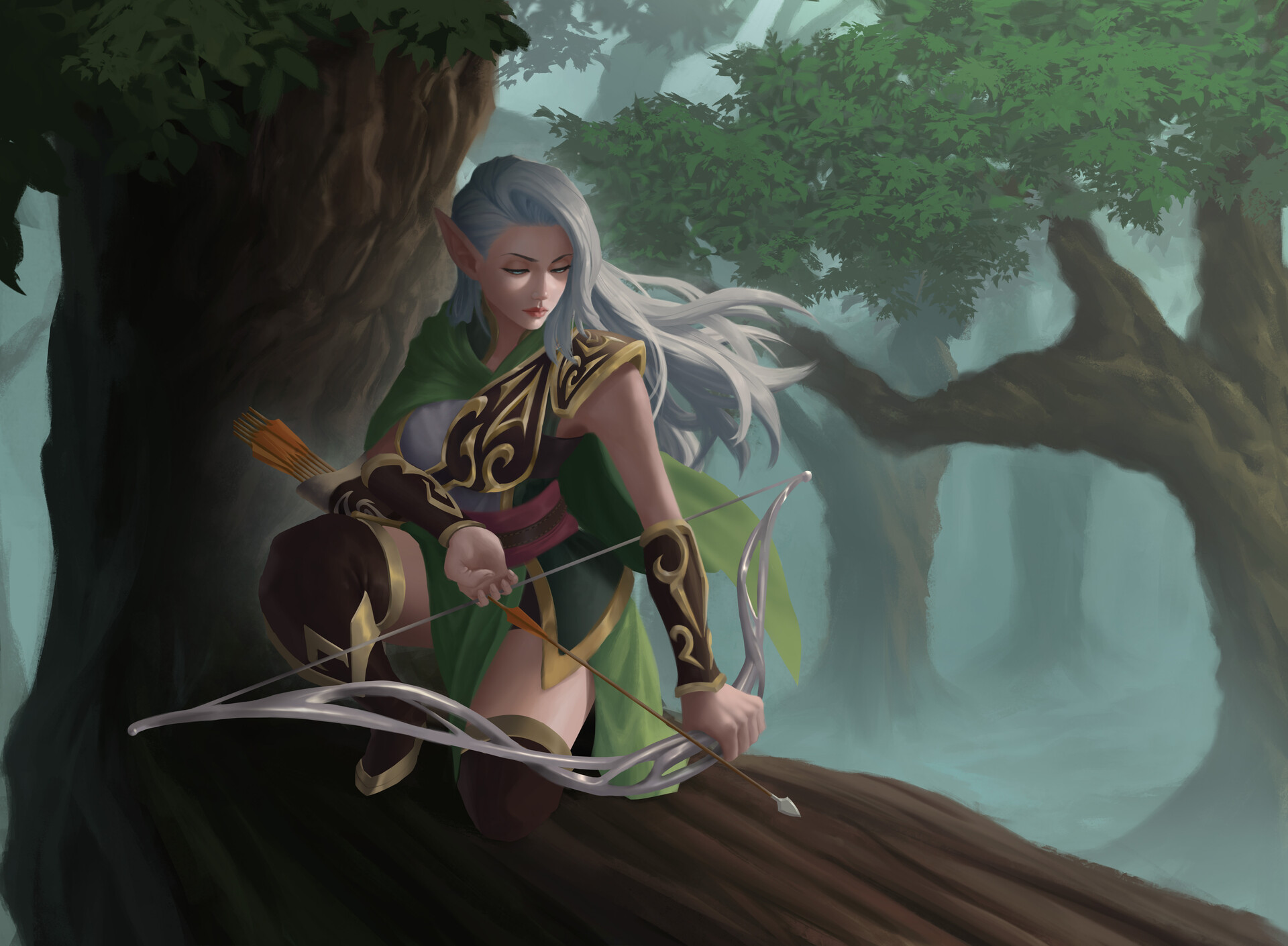 ArtStation - Elf archer