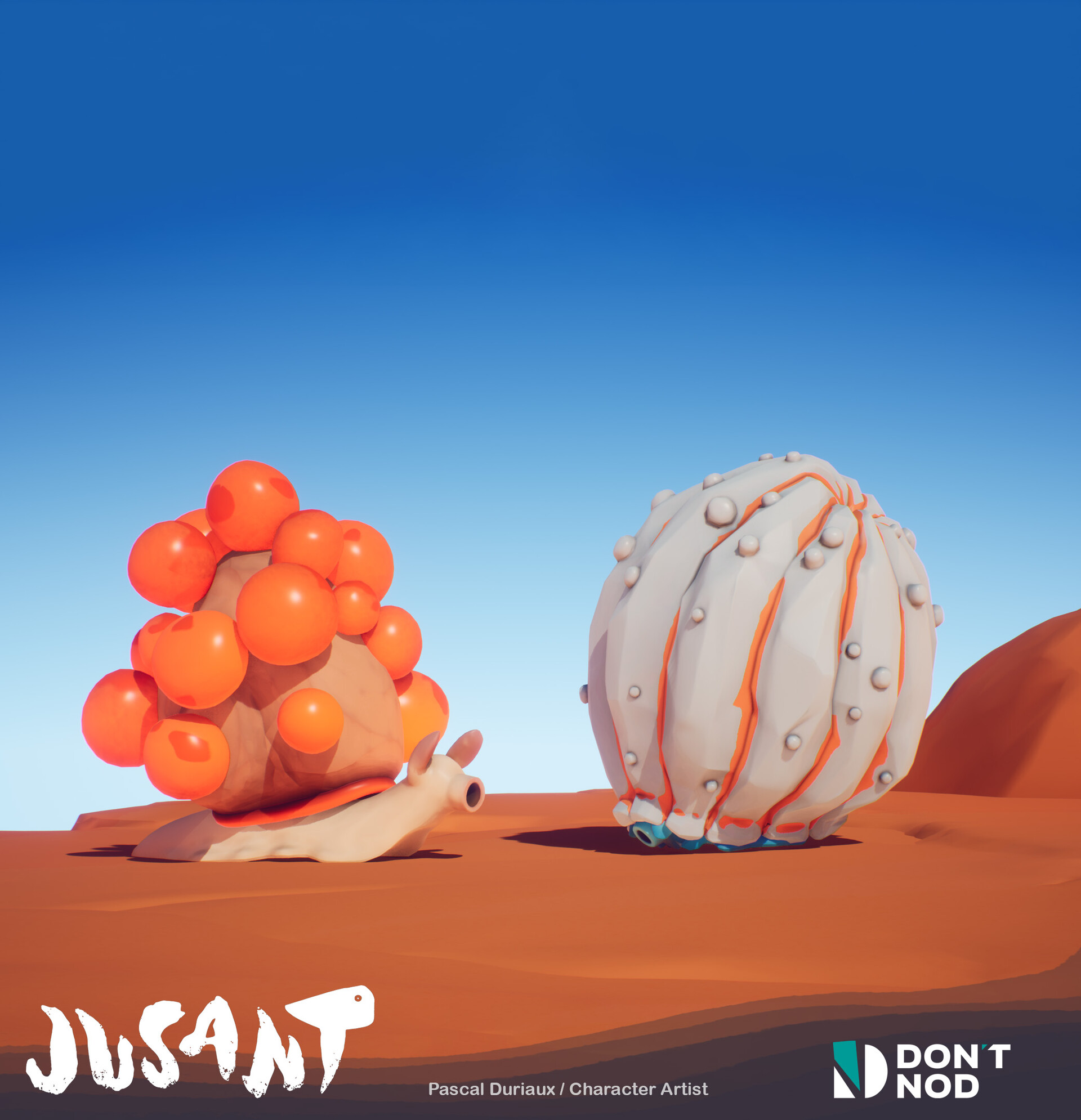 ArtStation - Jusant's snails. DONTNOD Entertainment