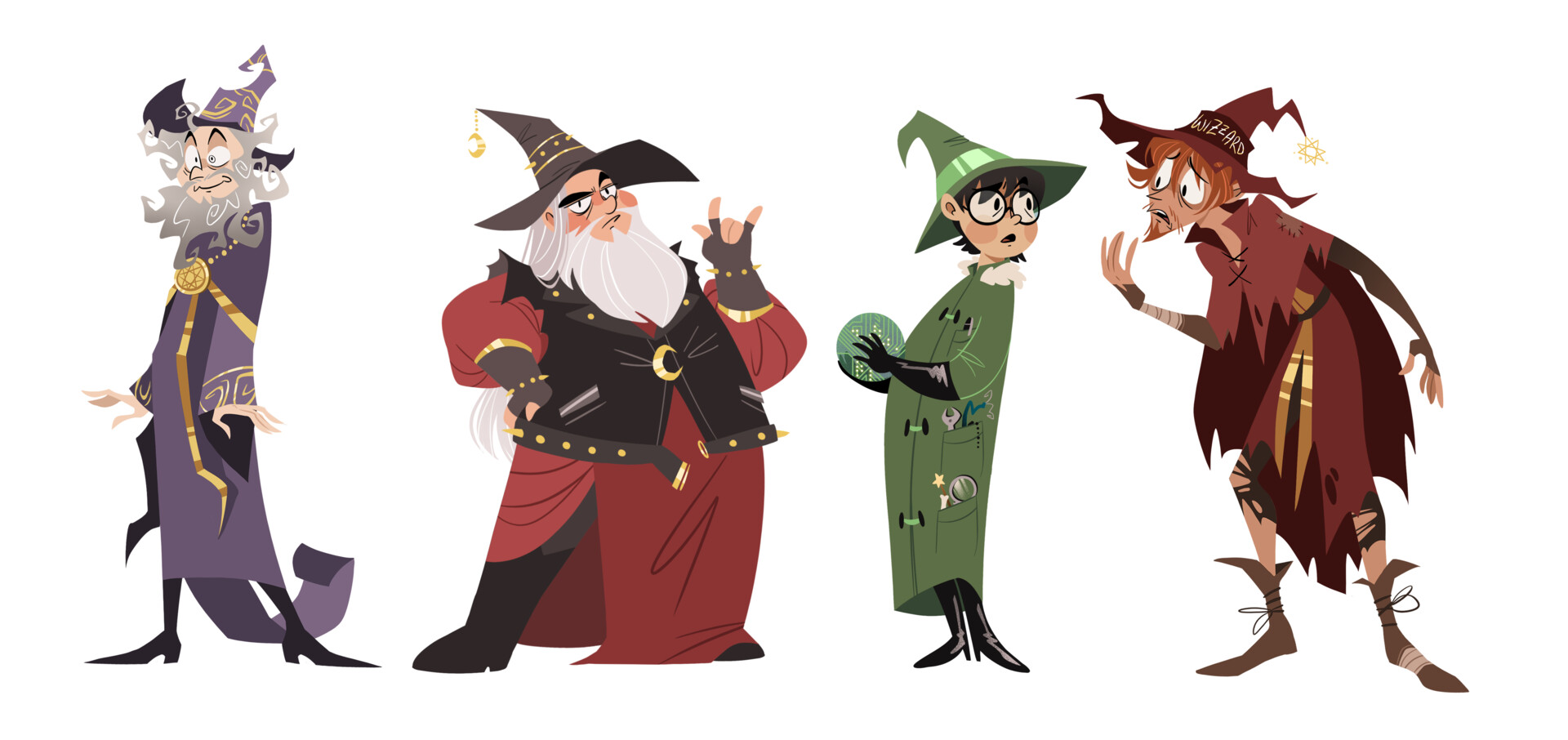 ArtStation - Discworld Wizards