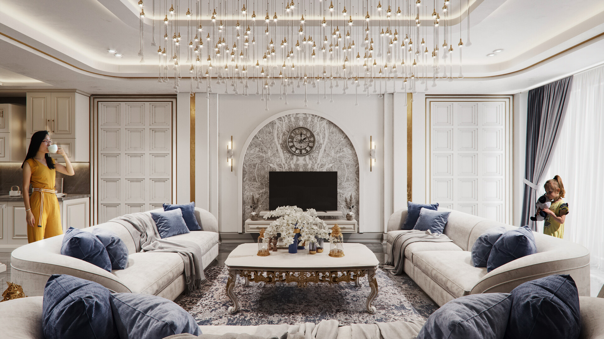 ArtStation - Interior Neo Classic