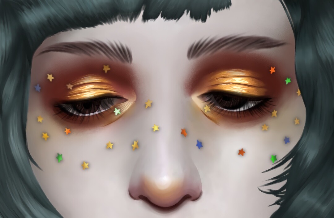 ArtStation - Close up Face Study