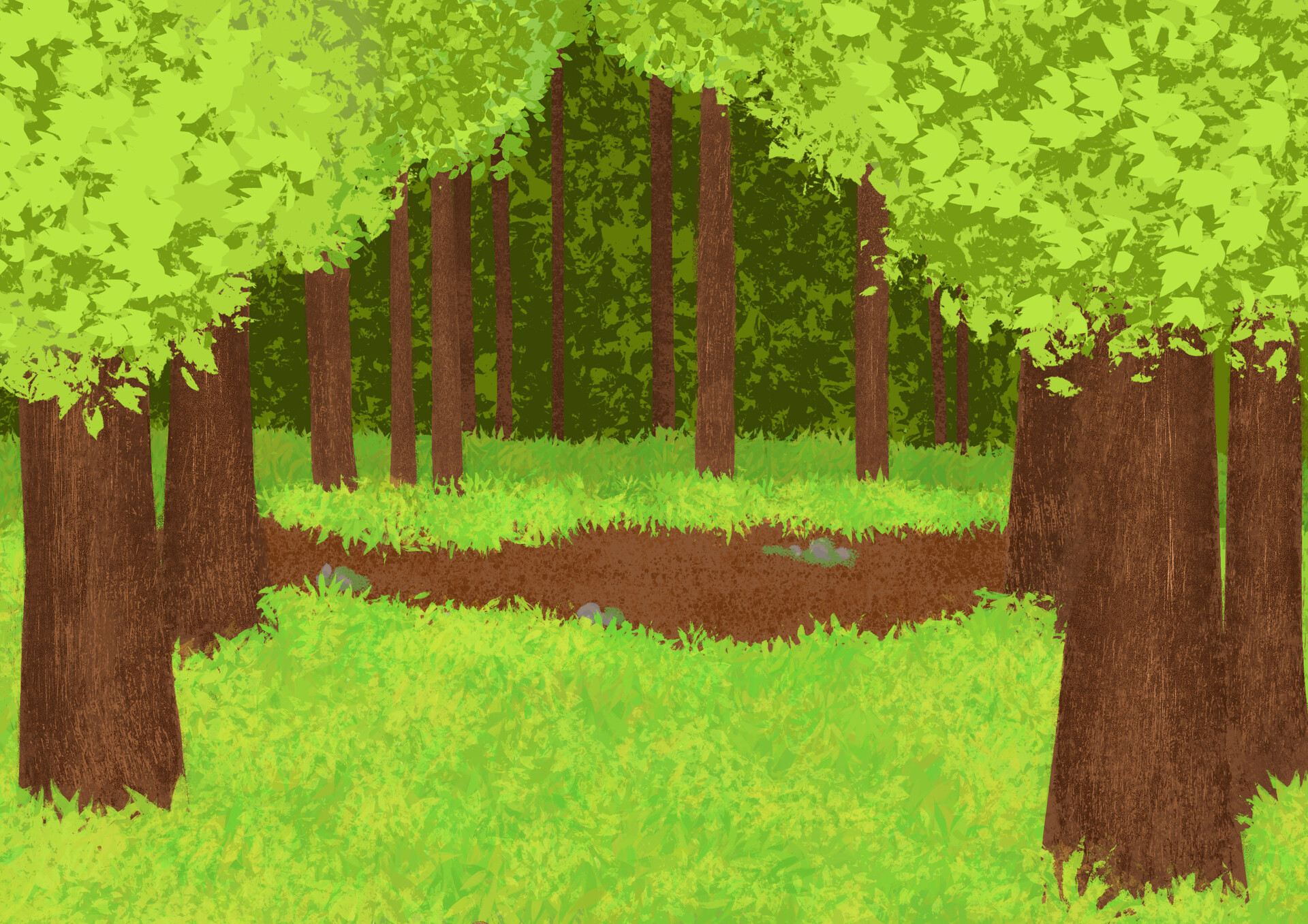 ArtStation - Forest Environment Design