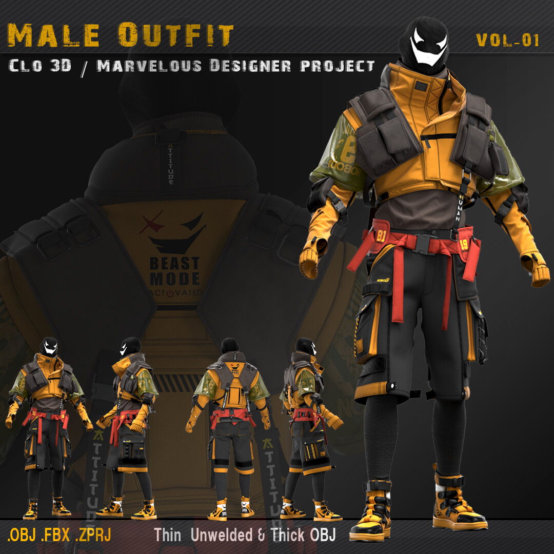 ArtStation - Male Outfit -vol01