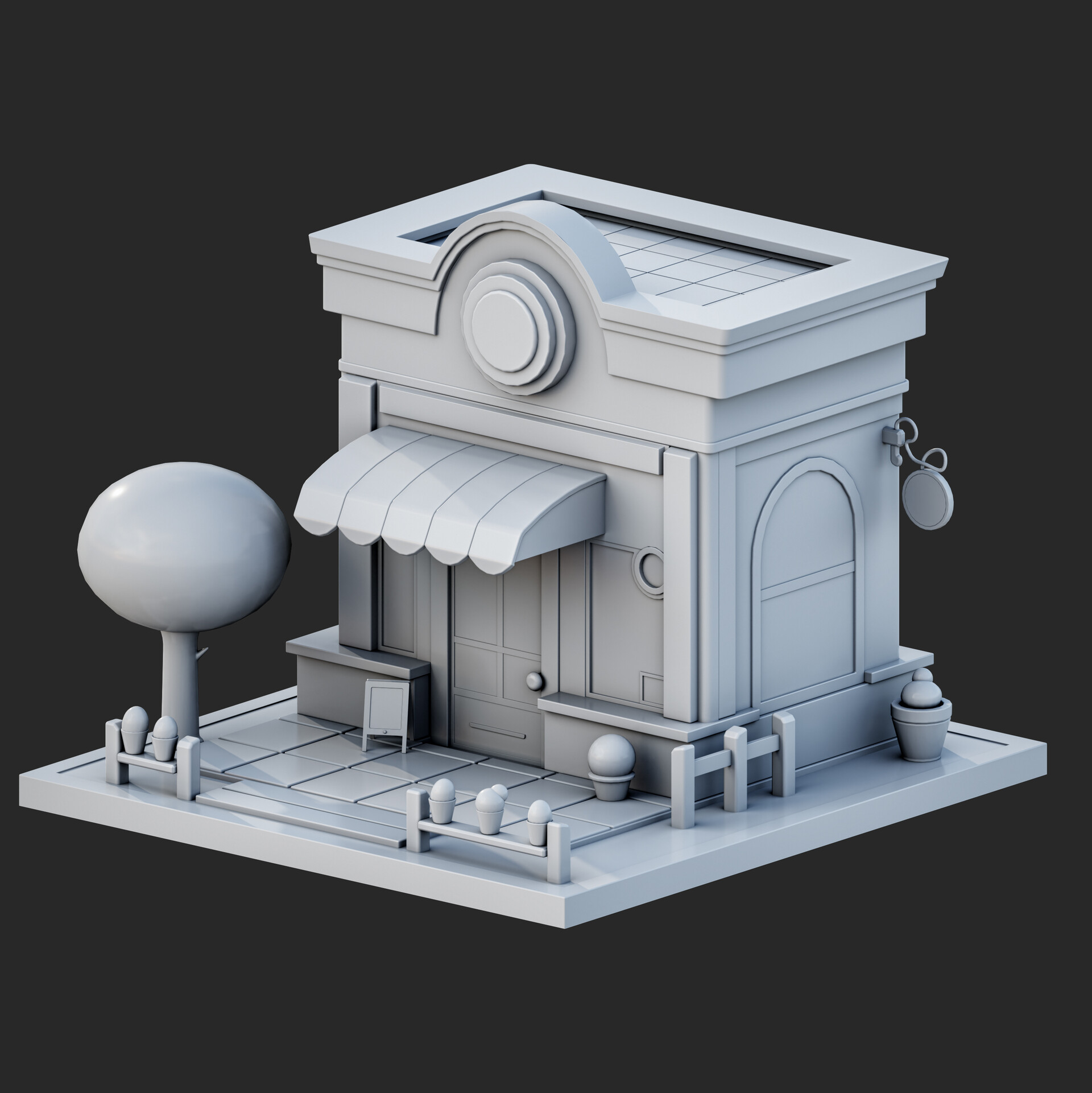 Masih Ahmadi - Stylized Building