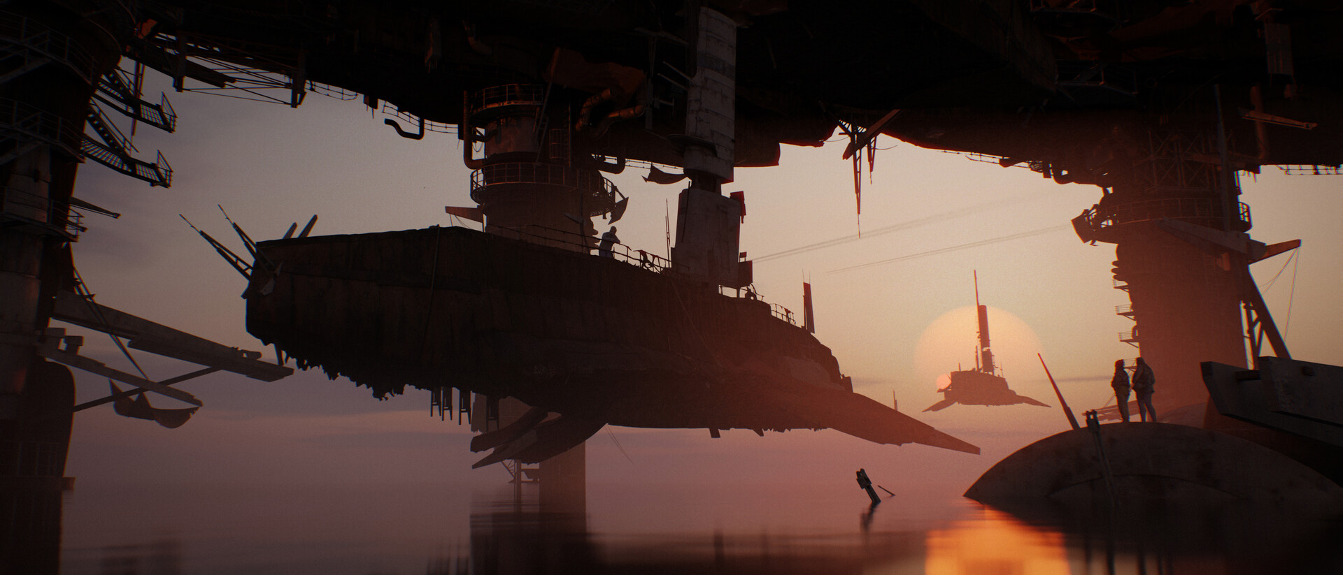 Rutger van de Steeg - Oil Rig Harbor (Animation)