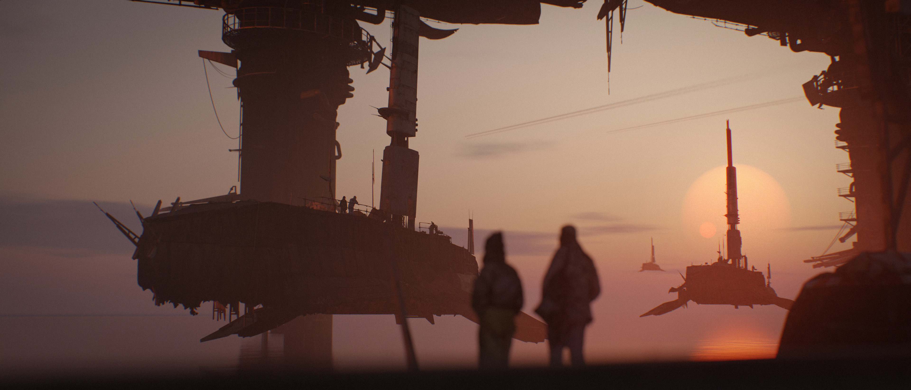 Rutger van de Steeg - Oil Rig Harbor (Animation)