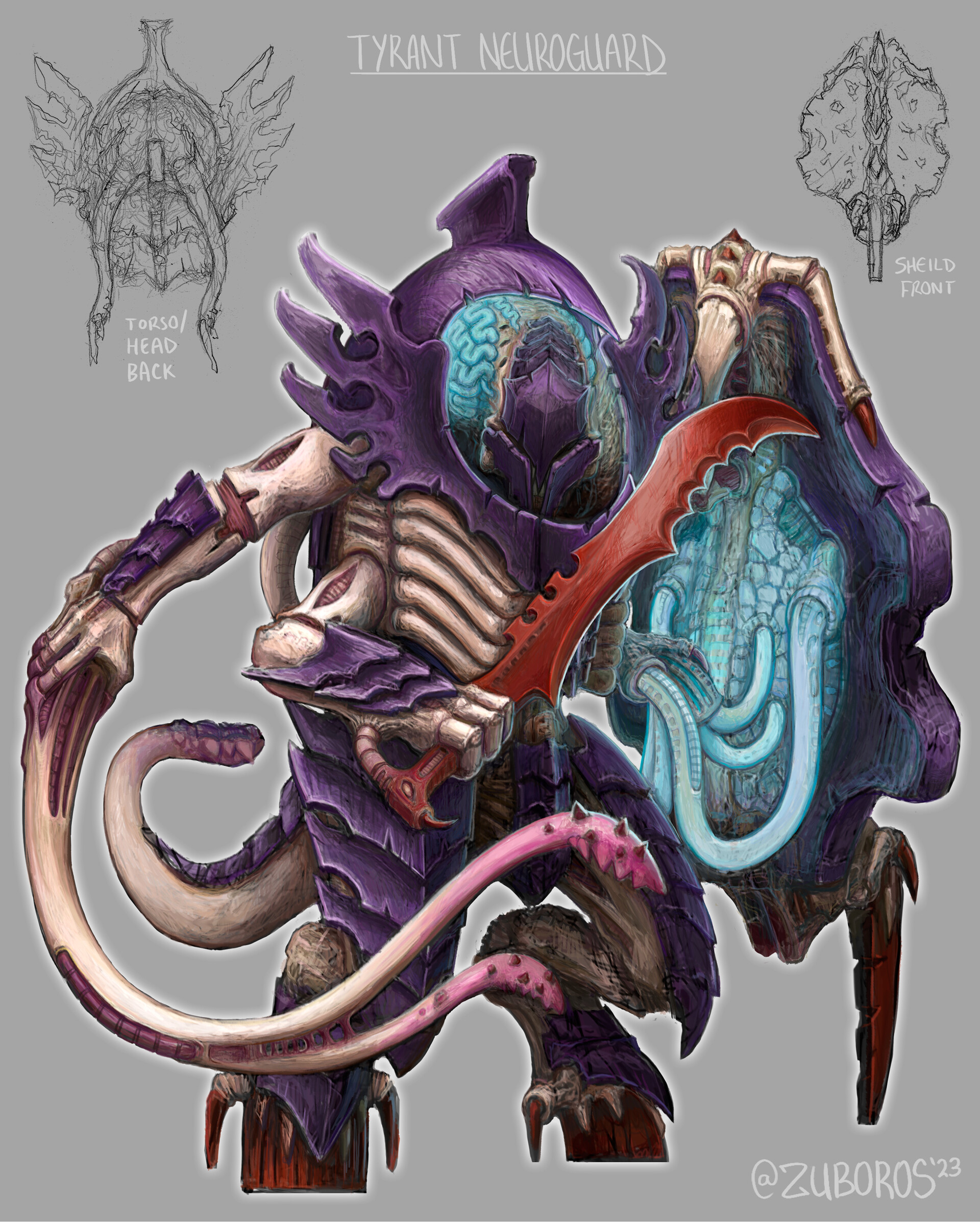 ArtStation - Tyrant Neuroguard