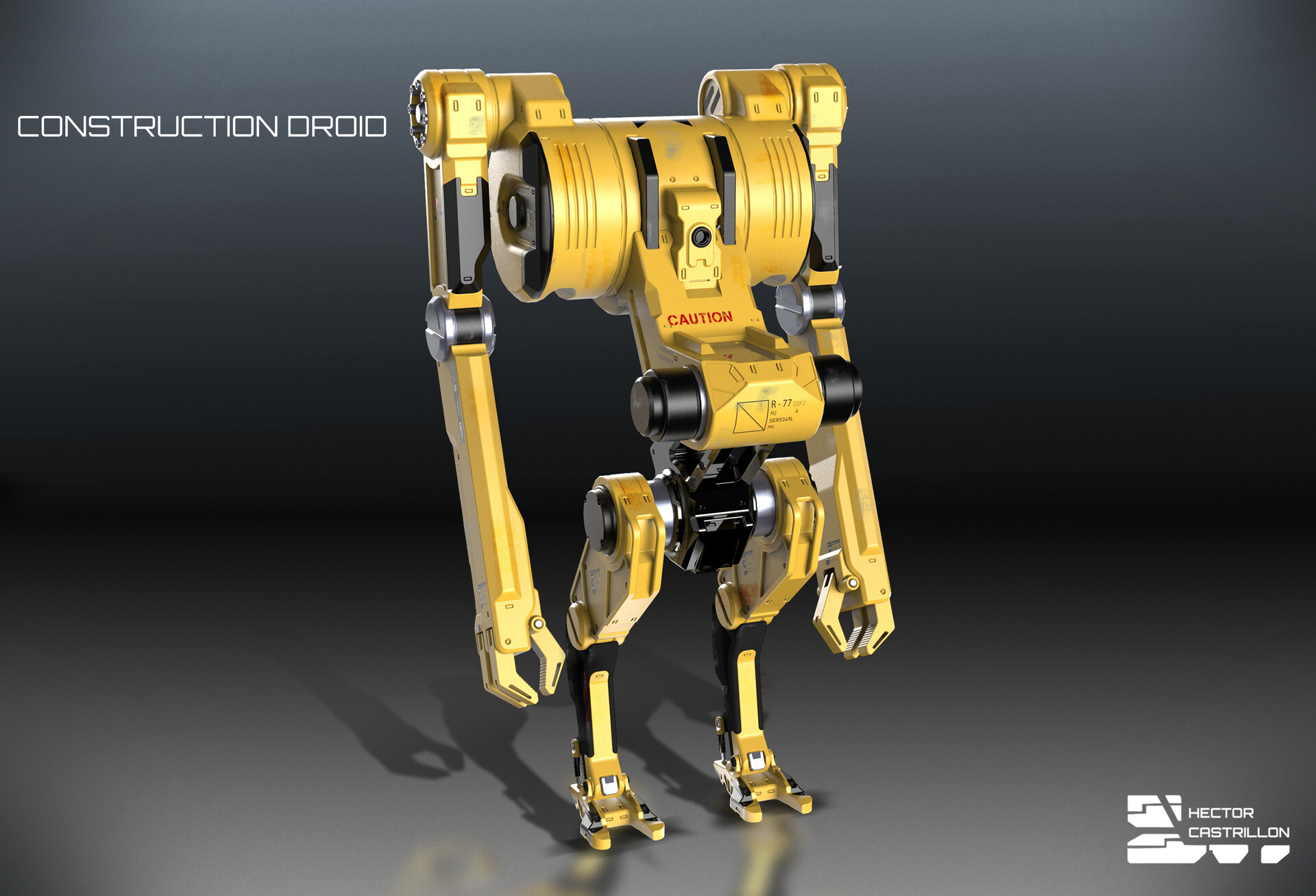 ArtStation - construction droid