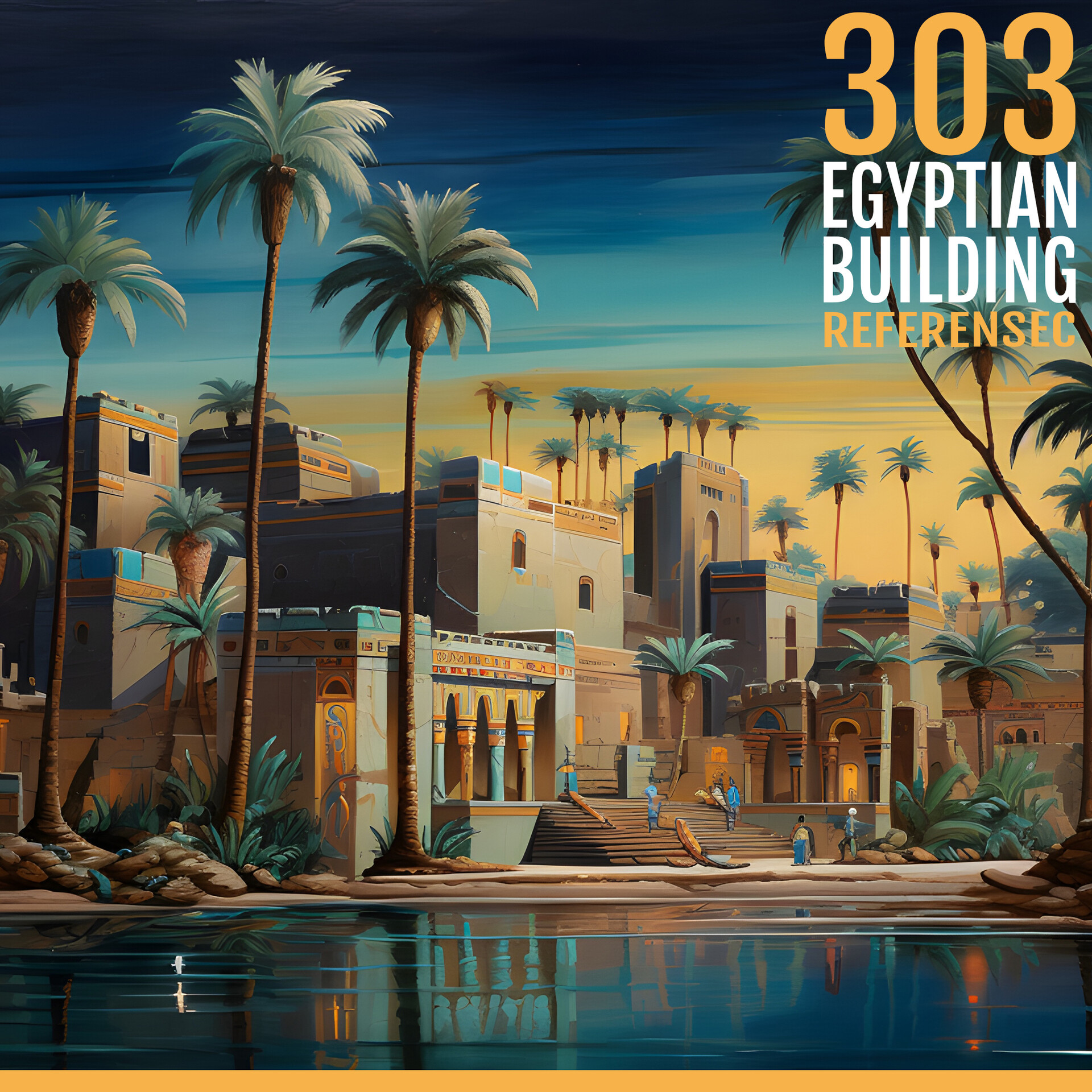 ArtStation - 303 Traditional Egyptian Building References