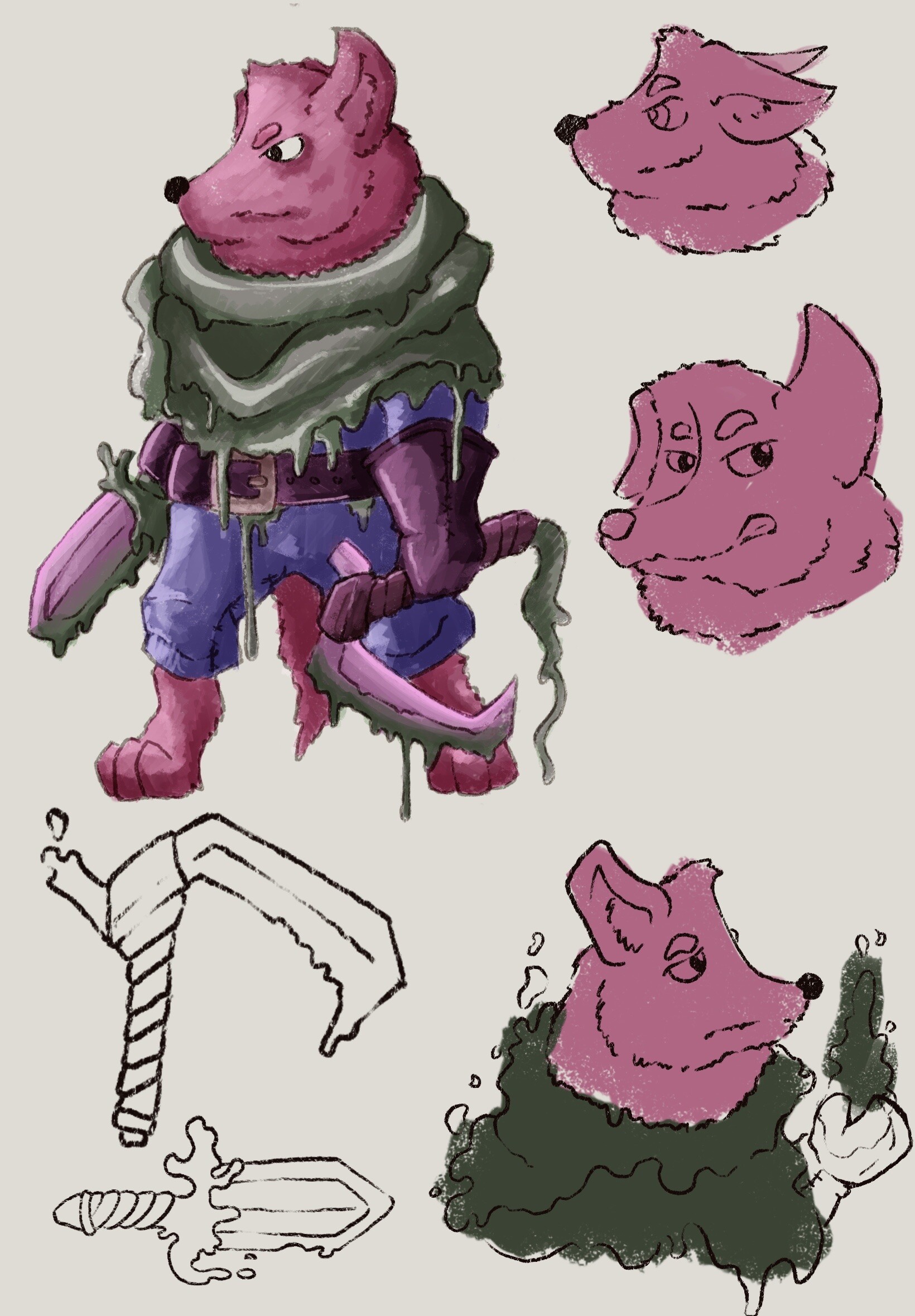 ArtStation - The Assassin dog