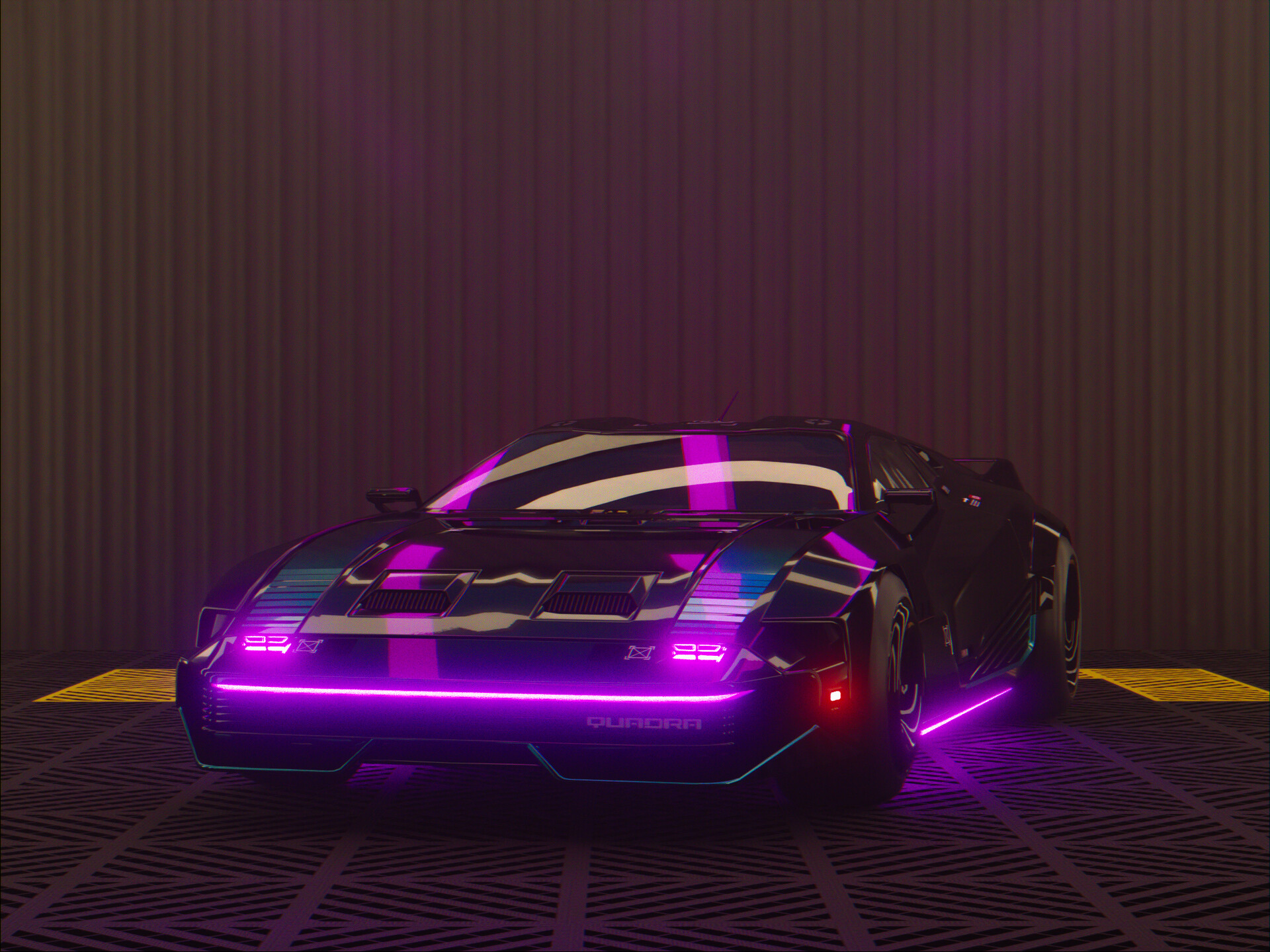 ArtStation - Quadra V | Cyberpunk 2077 | Blender