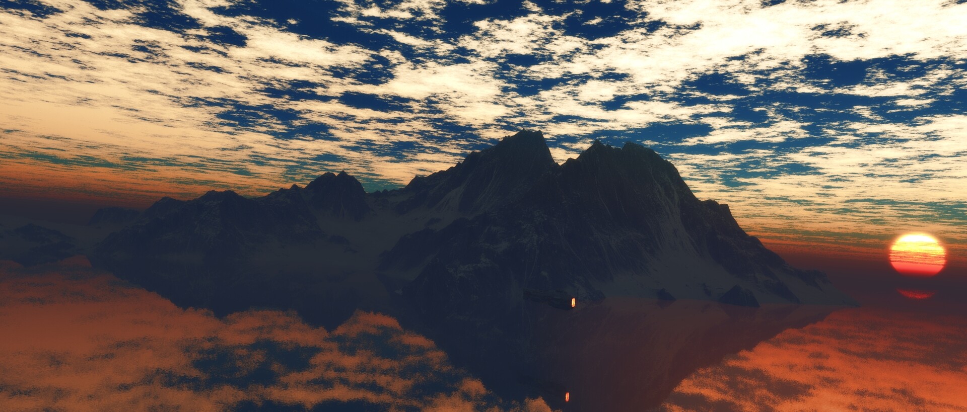 ArtStation - burning sky