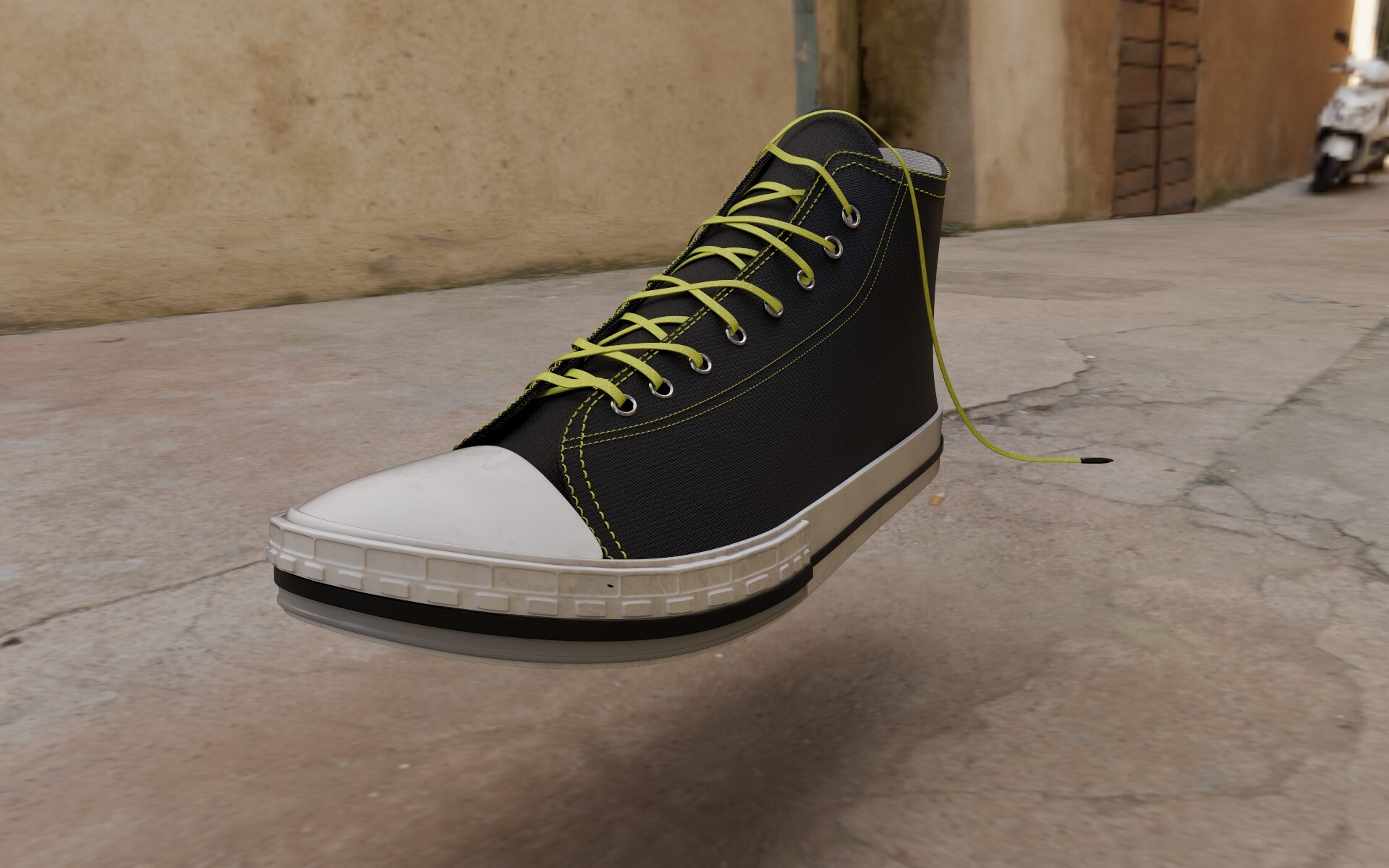 ArtStation - Shoe Low and High Poly