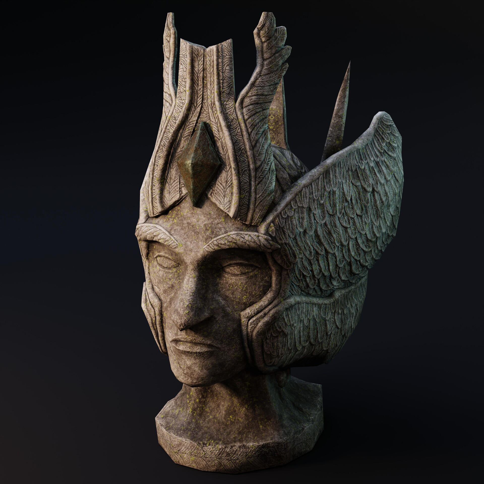 ArtStation - Prop: Set of Stone Shrines - 2 of 3 [BS: Argonia]