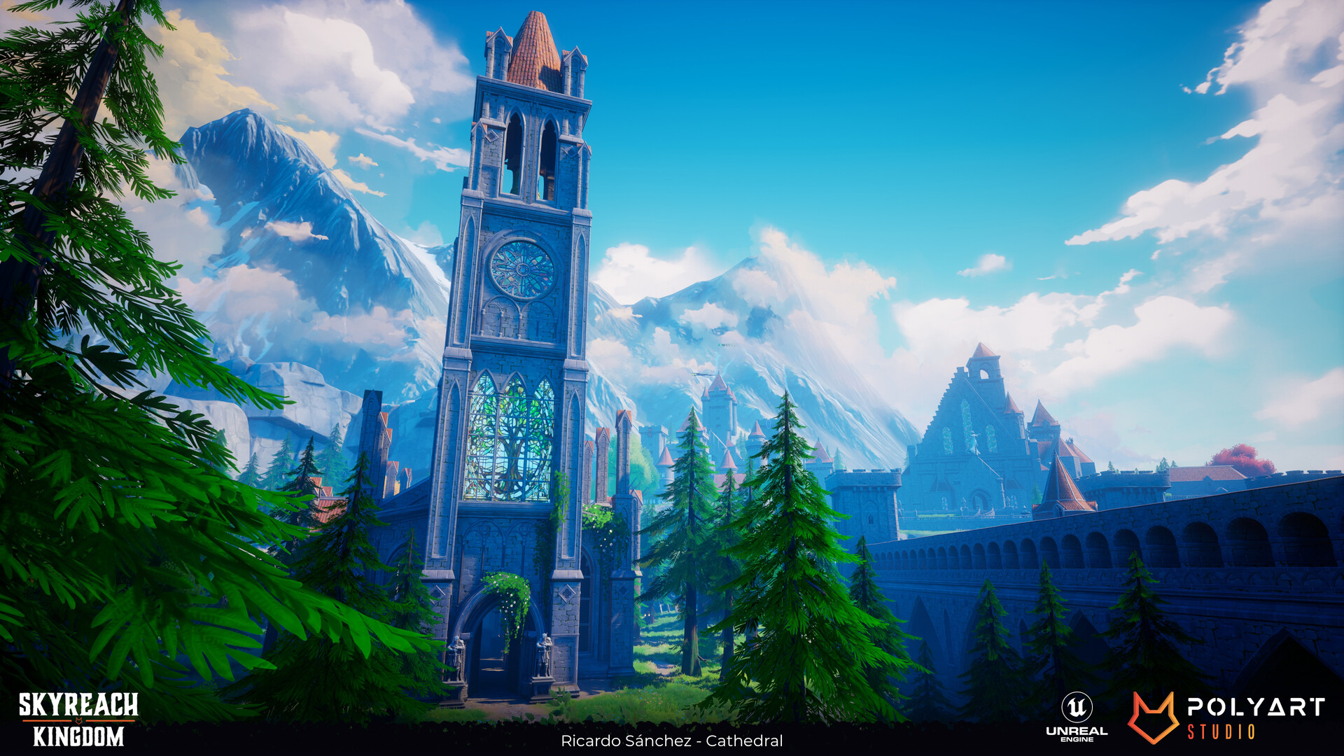 Ricardo Sánchez Moreira - Skyreach Kingdom - Stylized Cathedral