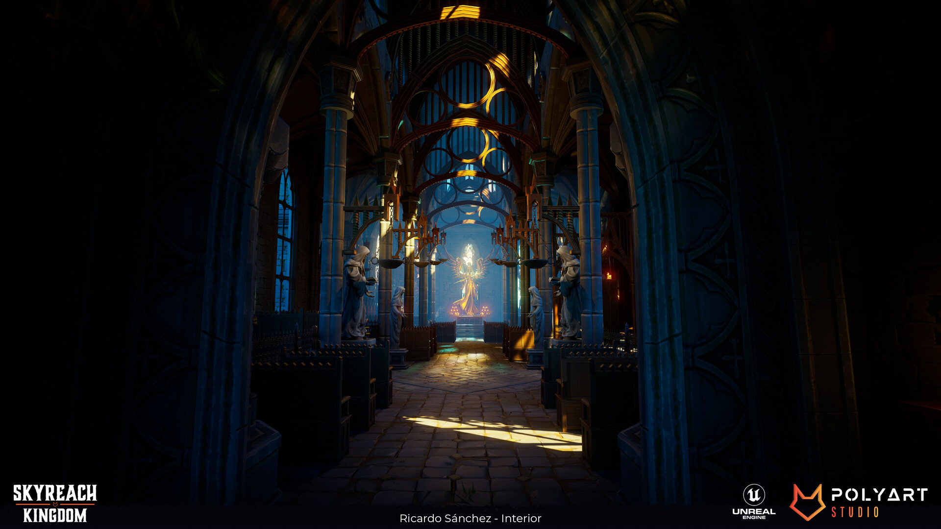 Ricardo Sánchez Moreira - Skyreach Kingdom - Stylized Cathedral