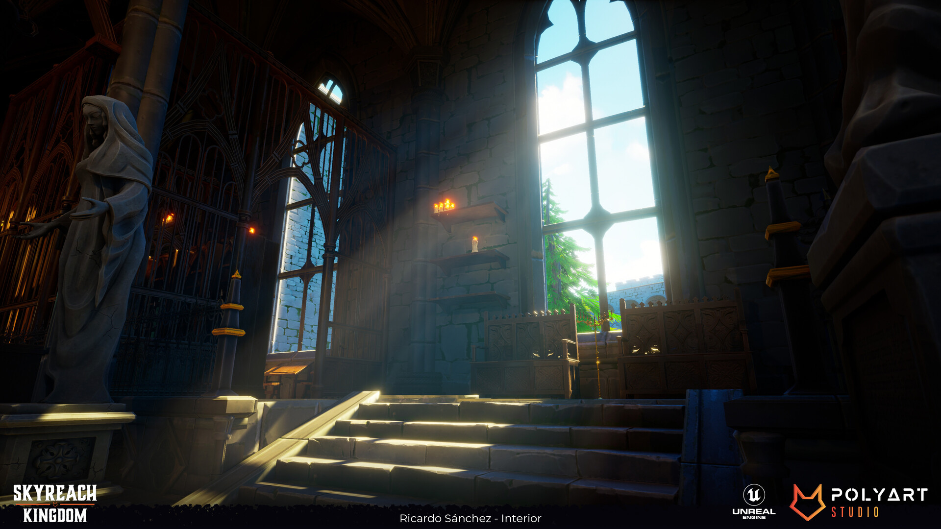 Ricardo Sánchez Moreira - Skyreach Kingdom - Stylized Cathedral