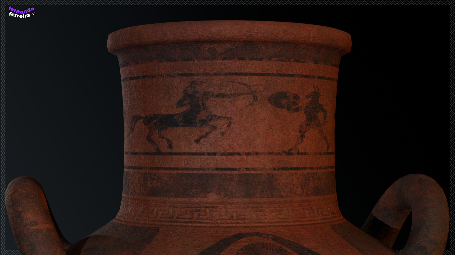Fernando Henrique Ferreira - Antique vase Texture Ancient Greek theme