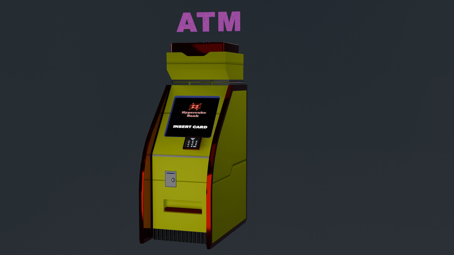 ArtStation - Cyberpunk ATM Machine