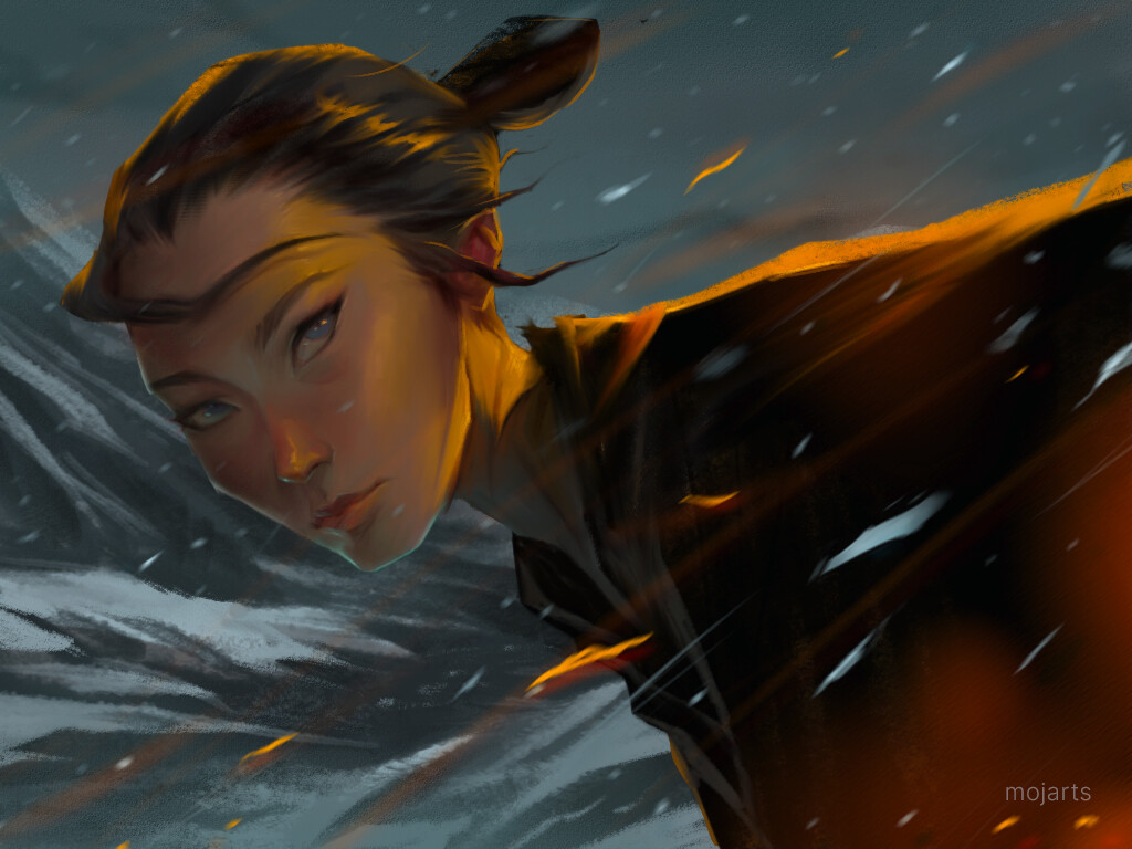 ArtStation - Blue Samurai Fanart