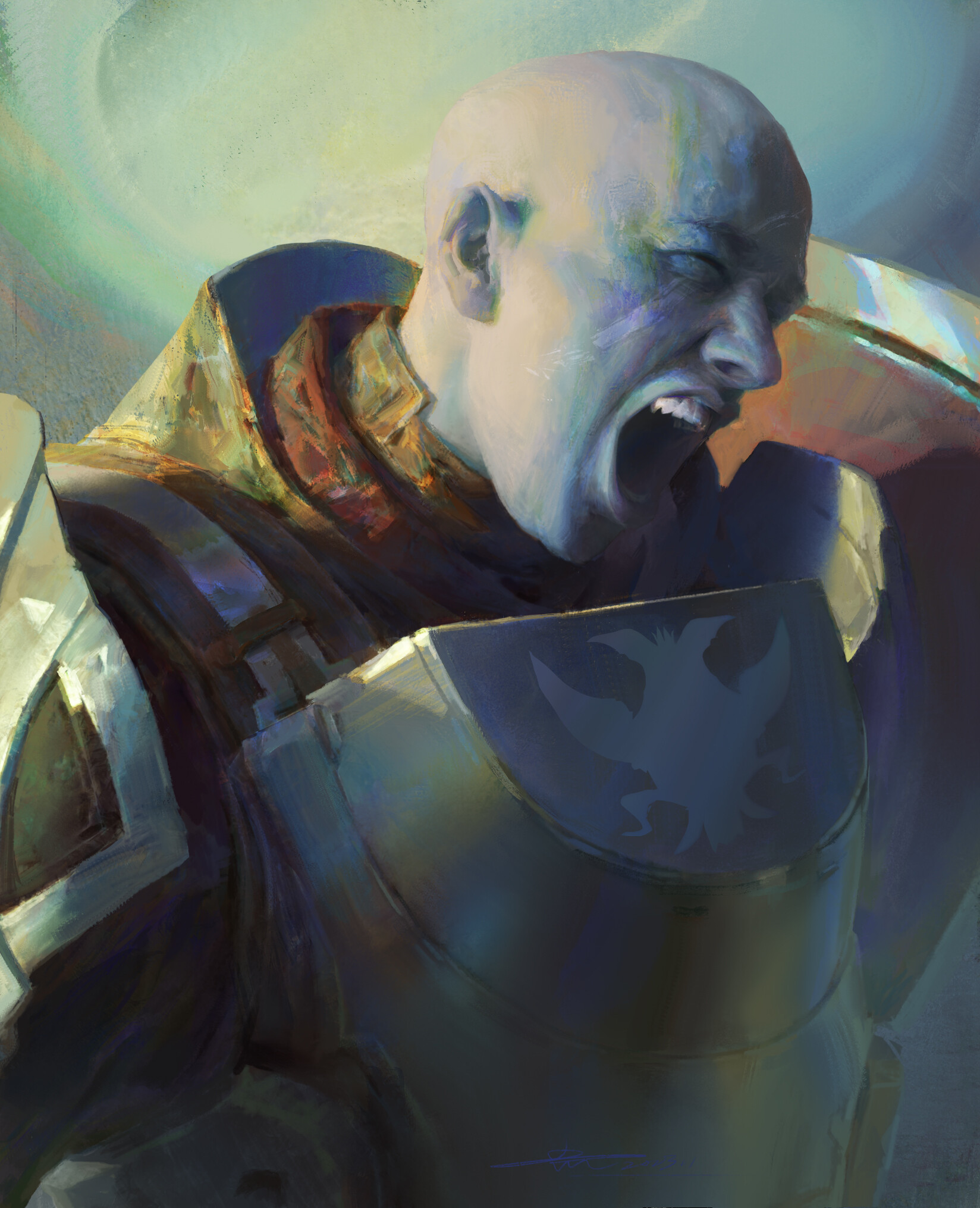 ArtStation - Destiny2 Zavala fan art