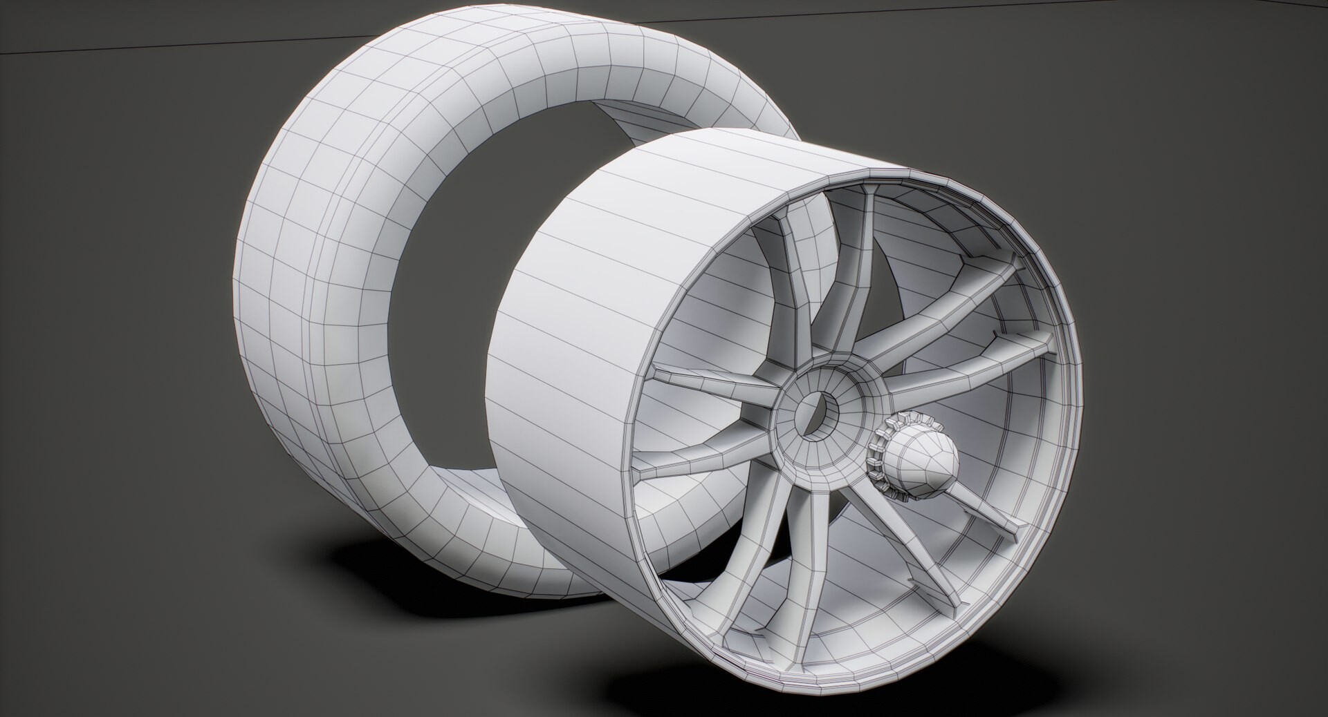 OpticalDreamSoft - Michelin WEC Hypercar Wheel Season 2023 PBR 3D model