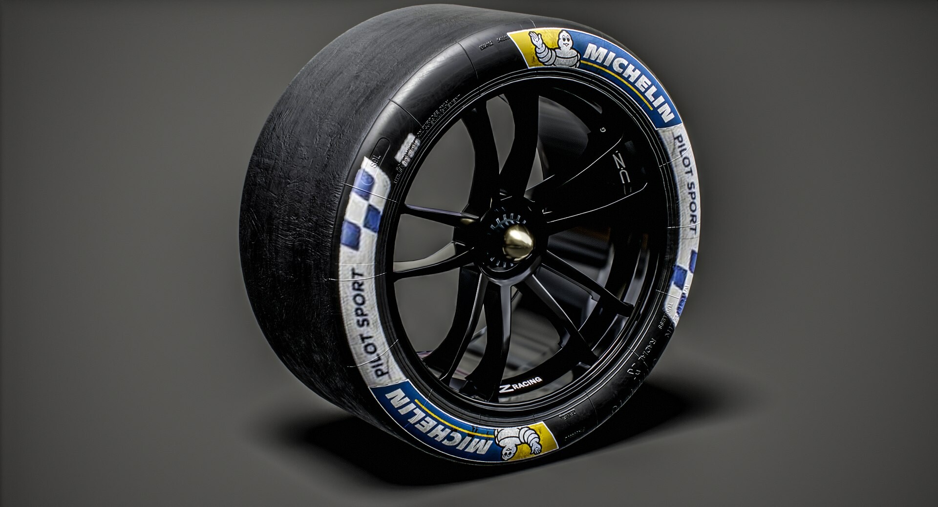 OpticalDreamSoft - Michelin WEC Hypercar Wheel Season 2023 PBR 3D model