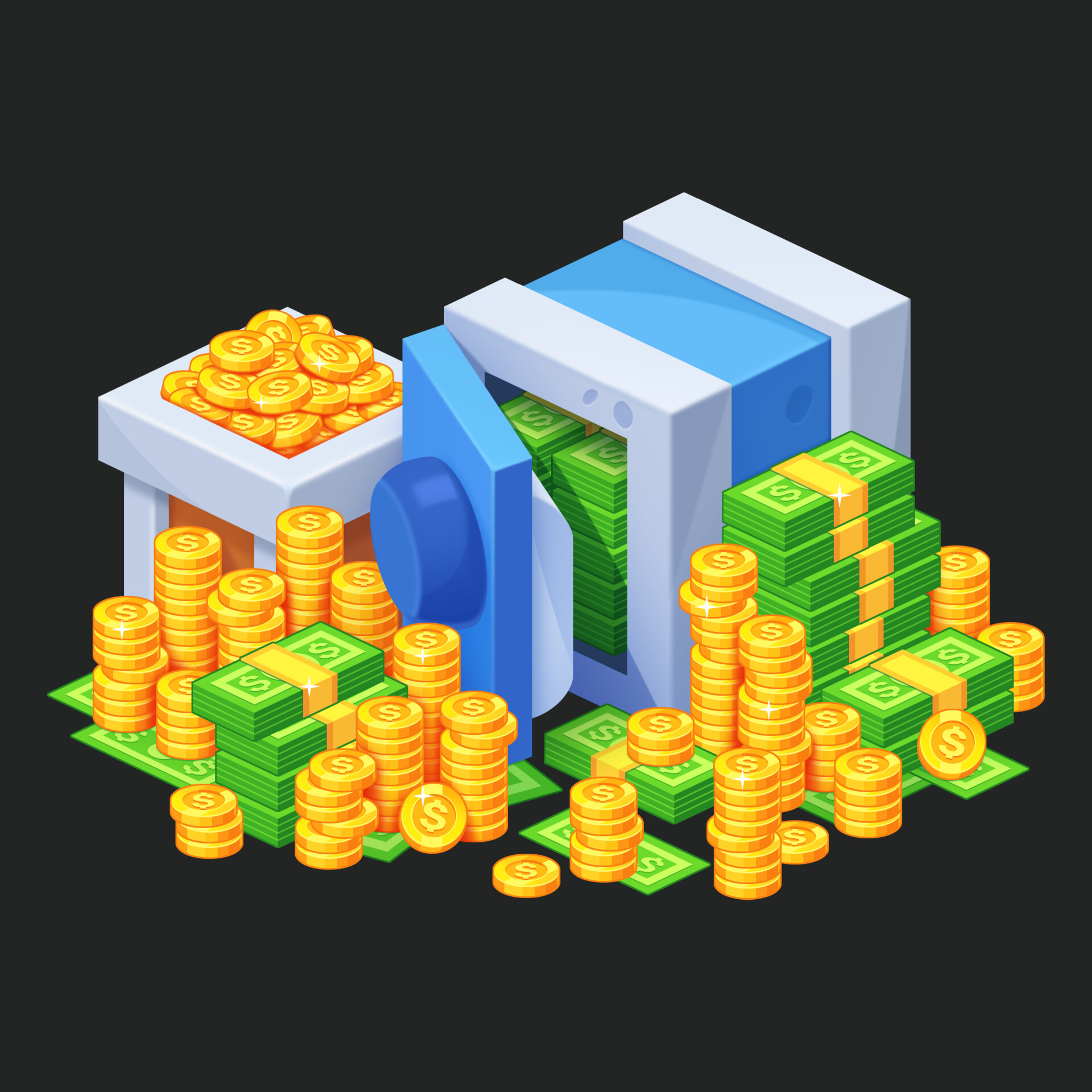 ArtStation - Game Money Levels