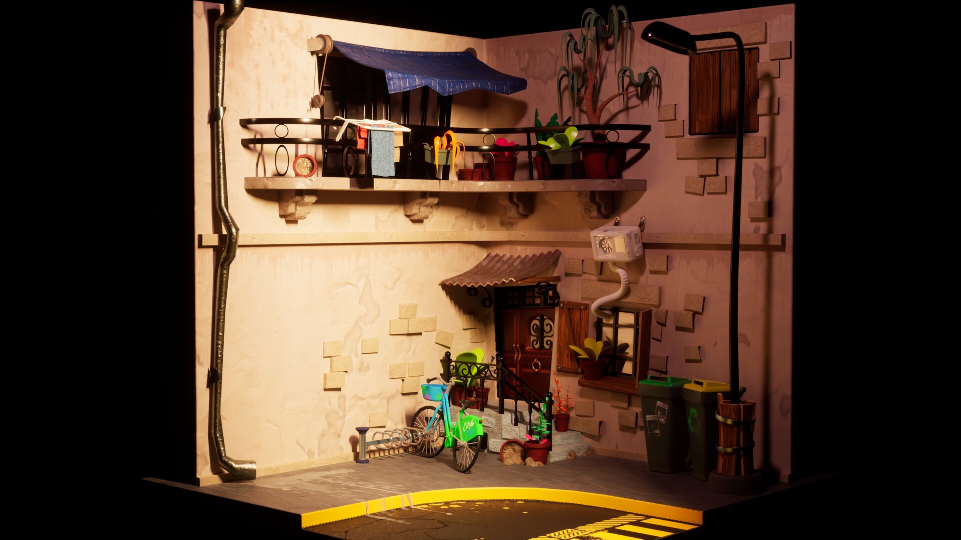 ArtStation - Corner diorama