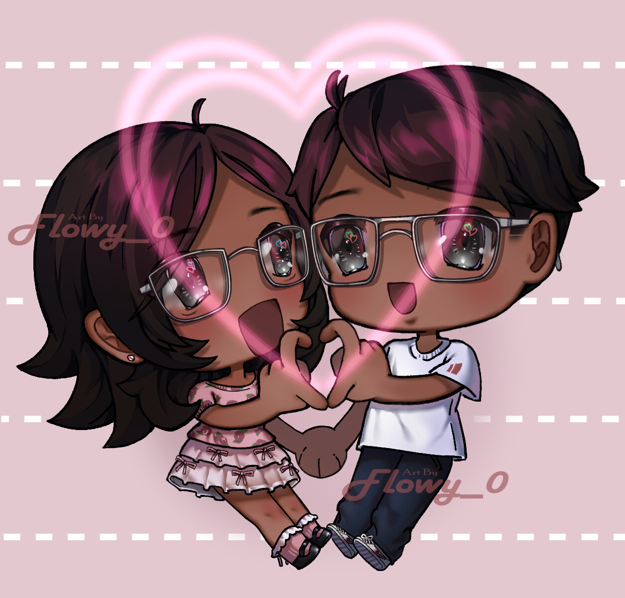 ArtStation - Chibi couple