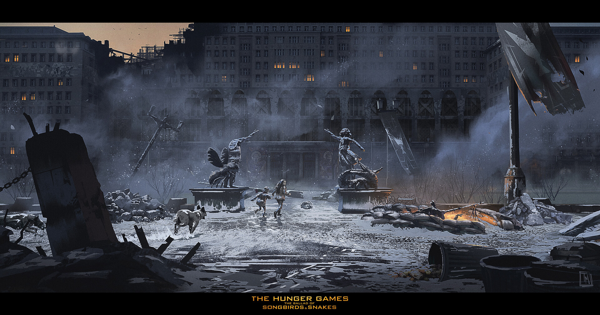 ArtStation - THE HUNGER GAMES - War Torn Capitol Concept