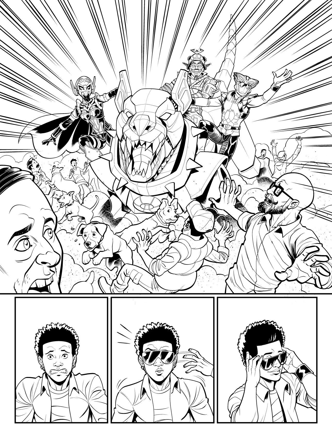 power ranger morpher coloring pages