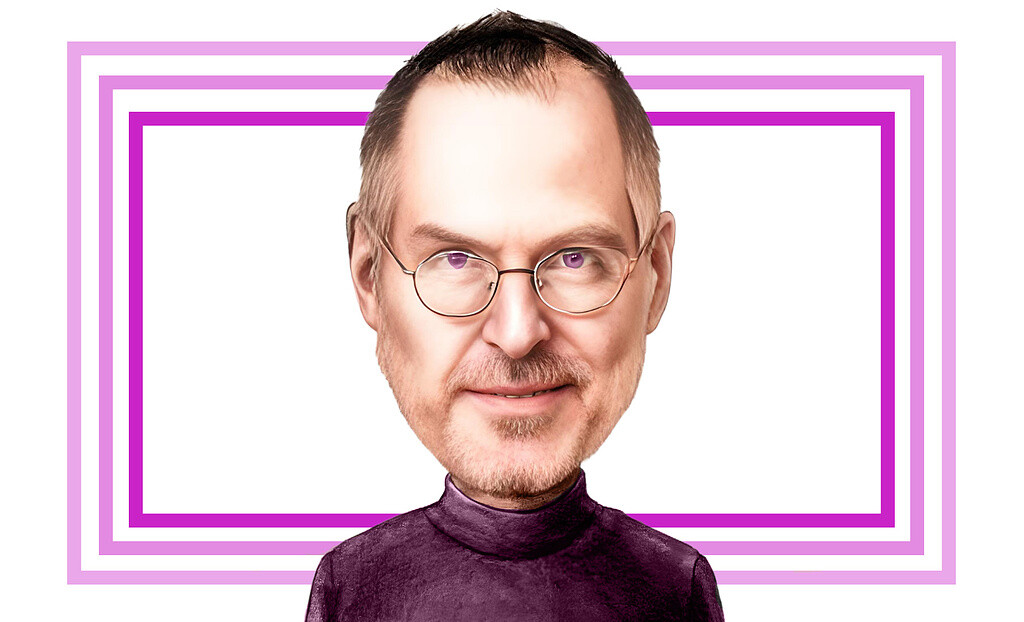 ArtStation - Steve Jobs Cartoon Portrait