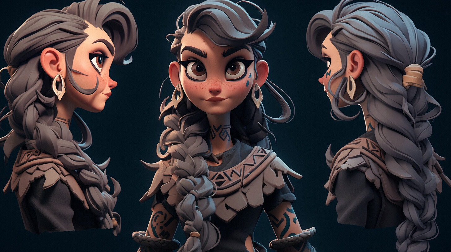 3D Head Sculpt References in 4K - Tika Art - +310 Stylized Viking ...